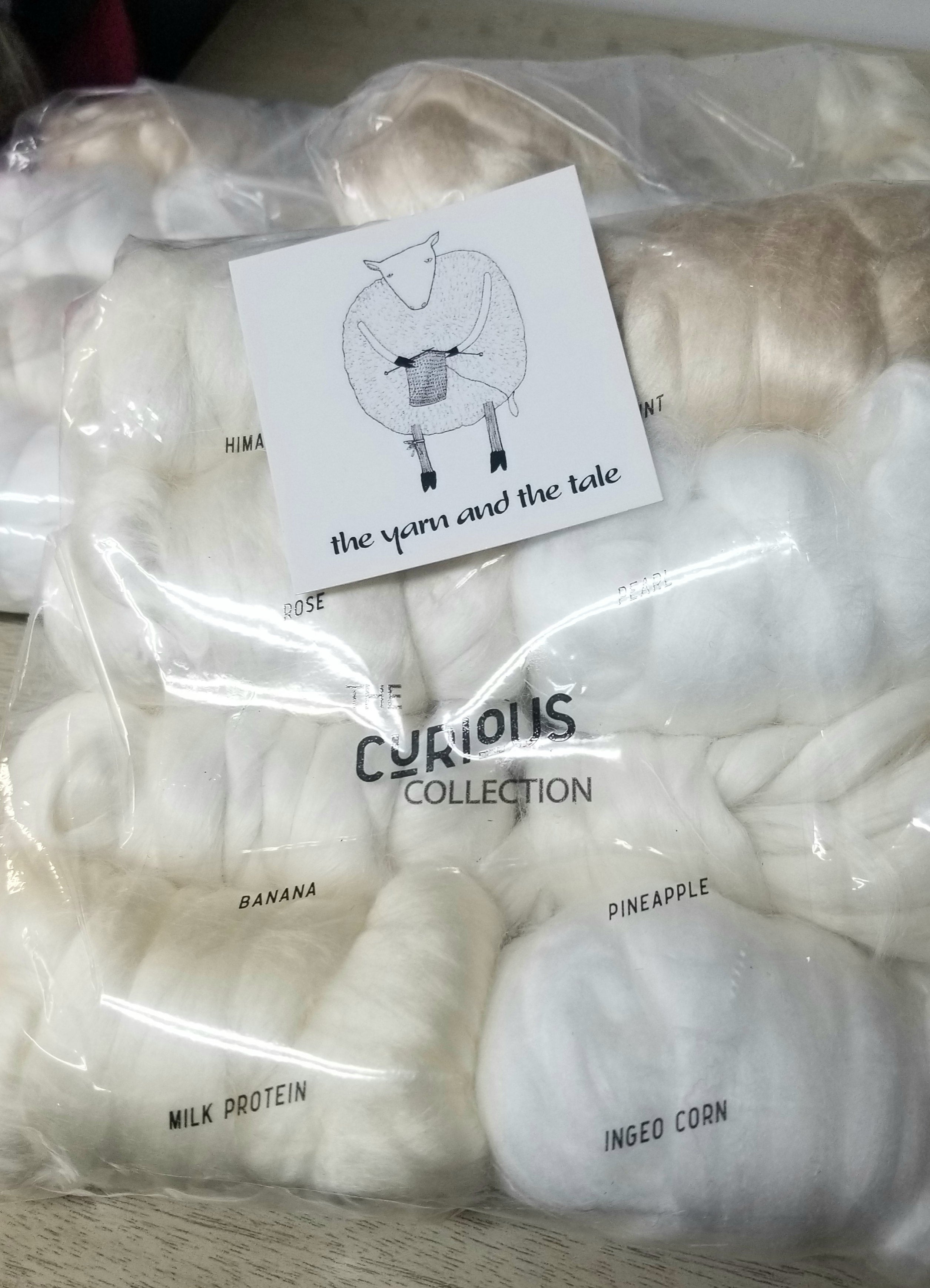 Fiber sample sampler pack plant spinning felting | the yarn and the tale